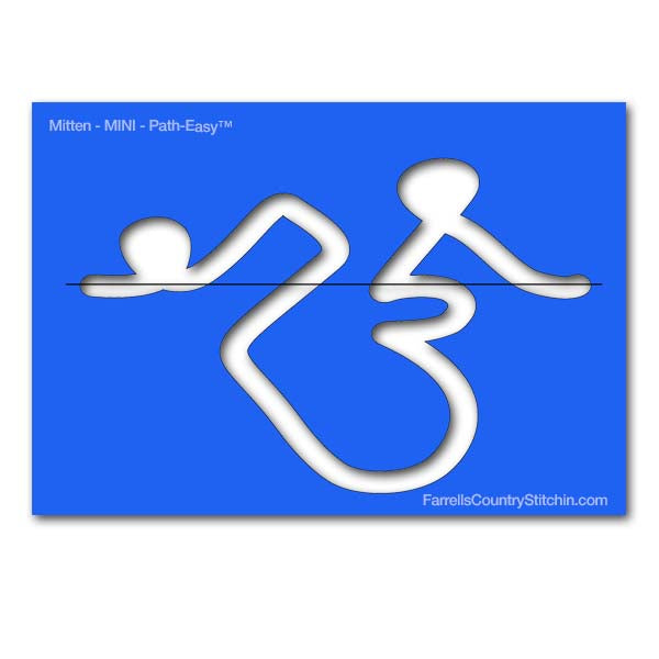 Mitten - Mini - Path Easy™ - 1/4 Inch Path Width - 1/8 Inch Thick ...